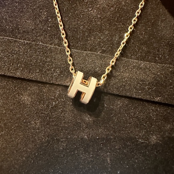 Hermes | Jewelry | Hermes Pop H Pendant Necklace | Poshmark